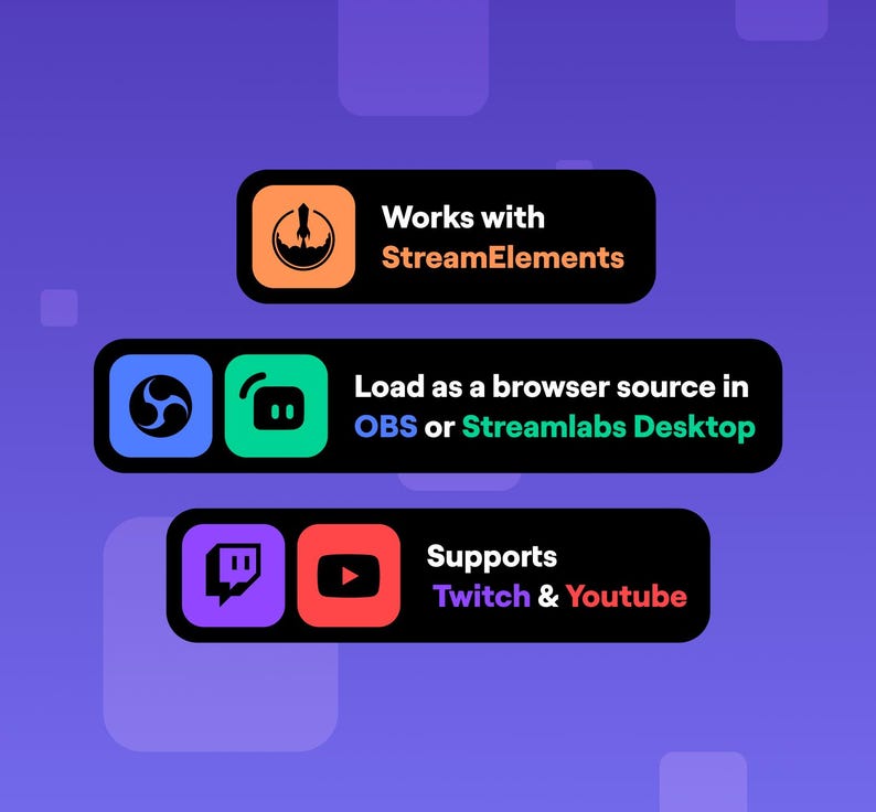 Twitch Minimal Subathon Timer Widget, Countdown for Subs Bits Tips ...