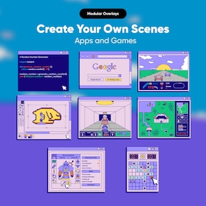 Retro Computer Animated Twitch Overlay Pack · Windows 95 Stream Overlay ...