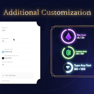 Fantasy Twitch Goal Widget • Stream Goal Widget for Twitch and Youtube ...