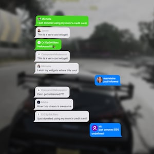 Messenger Chat Widget • Imessage Chat Box for Twitch and Youtube ...