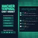ASCII Hacker Twitch Chat Widget • Futuristic Terminal Chat Box Overlay ...
