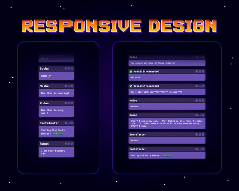 Retro Lofi Chat Widget • Twitch & Youtube Stream Overlay ...