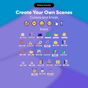 Retro Computer Animated Twitch Overlay Pack · Windows 95 Stream Overlay ...