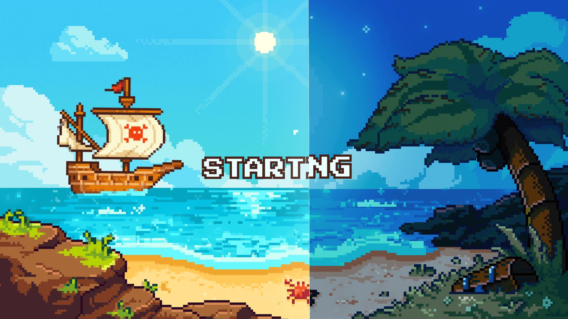 Anime Pirates Twitch Overlay Pack (ANIMATED) 1 Piece Pixel-art Overlays ...