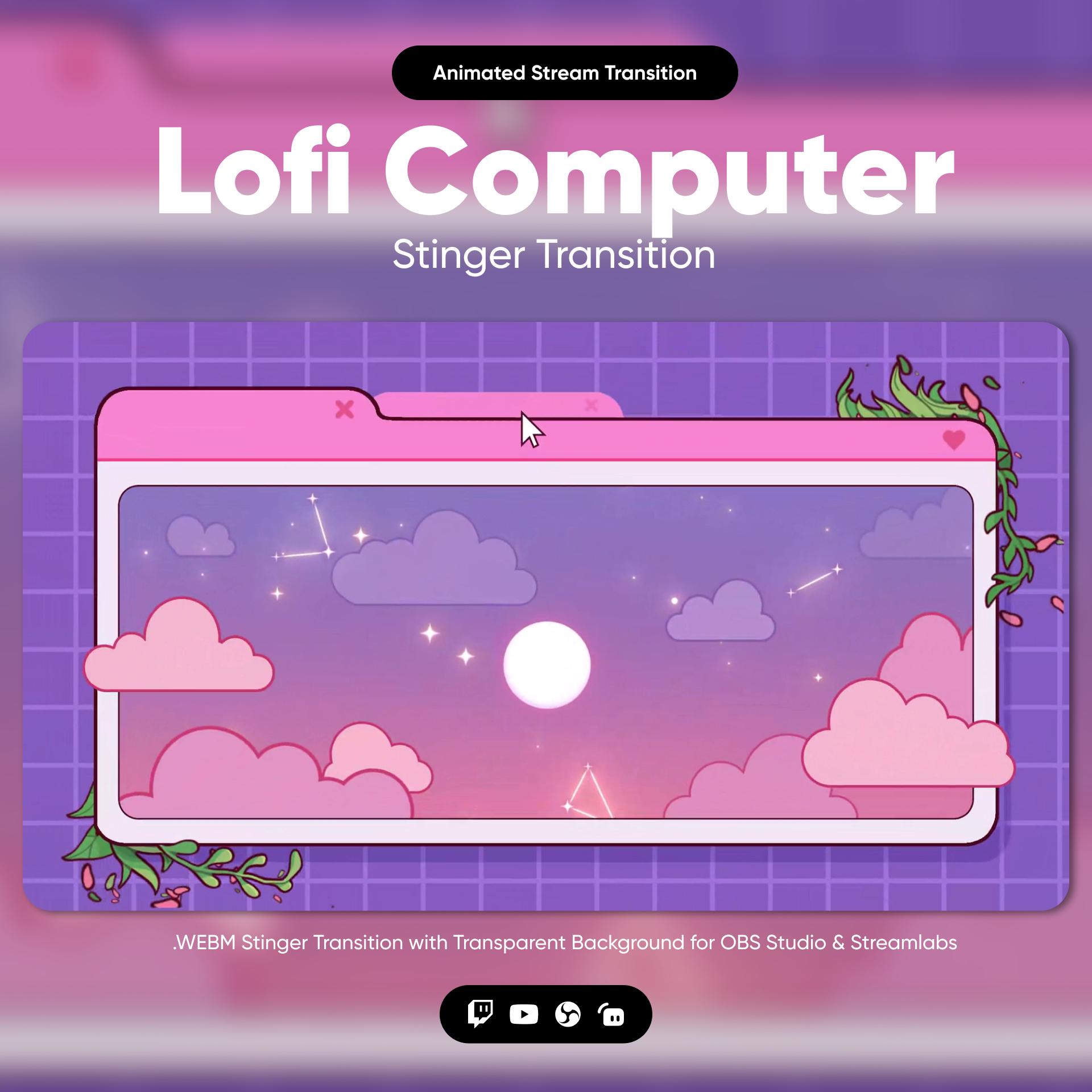 Lofi Computer Stream Transition · OBS Stinger · Scene Transition ...