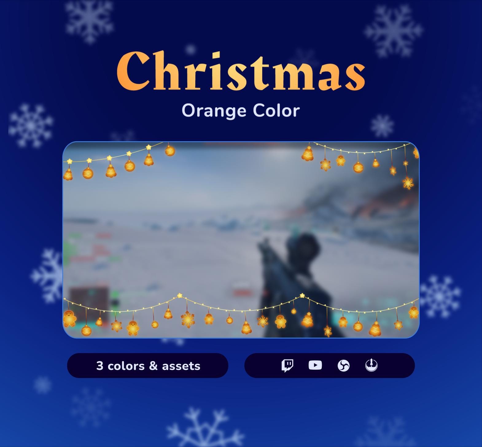 9 Cute Christmas Animated Stream Decorations for Twitch & OBS Studio ...