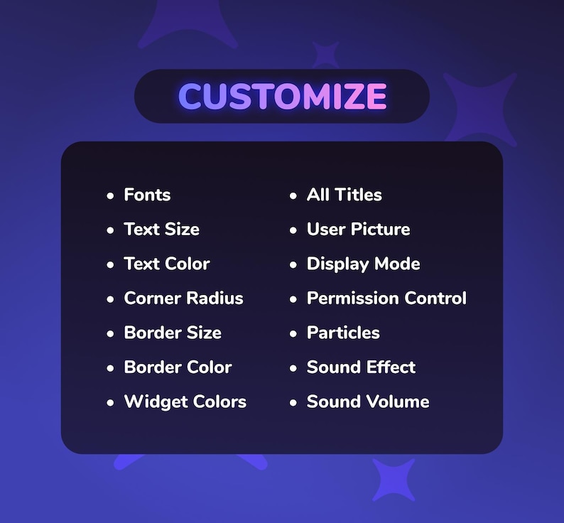 Welcome Card Widget, Customizable Welcomer Pop up Stream Overlay for ...