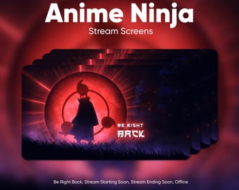 8 Twitch Stream Scenes, Animated and Static, Starting Soon, Be Right ...