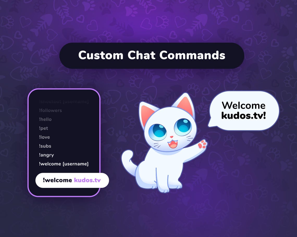 Cat Stream Pet for Twitch & Youtube (streamelements) • Reacts to Events ...