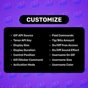 Twitch GIF Widget, Chat Triggered Animated Sticker Overlay for Youtube ...