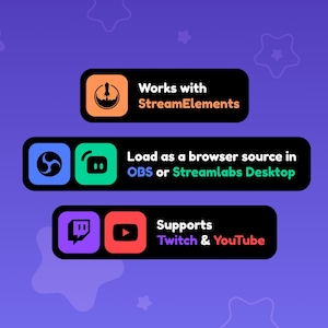 Twitch New Chatter Welcome Widget, Automatic New Viewer Alert Overlay ...