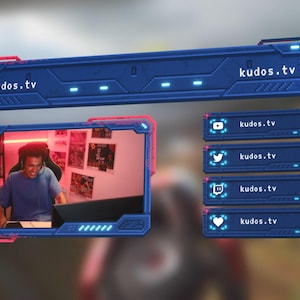Pixel Neon Twitch Overlays Pack (ANIMATED) for OBS Studio & Streamlabs - Etsy