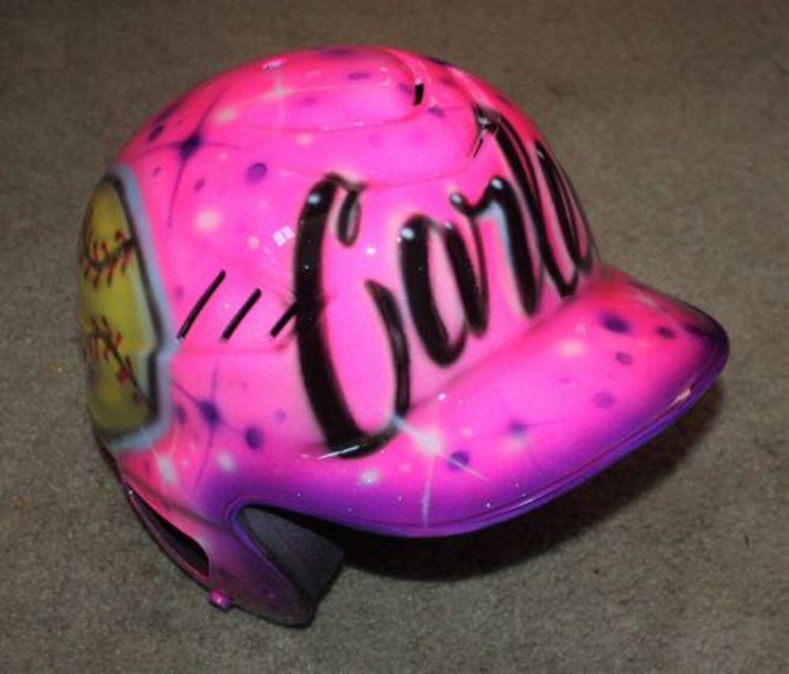 Batting Helmet, Girls Helmet, Softball Helmet, Personalized Helmet ...