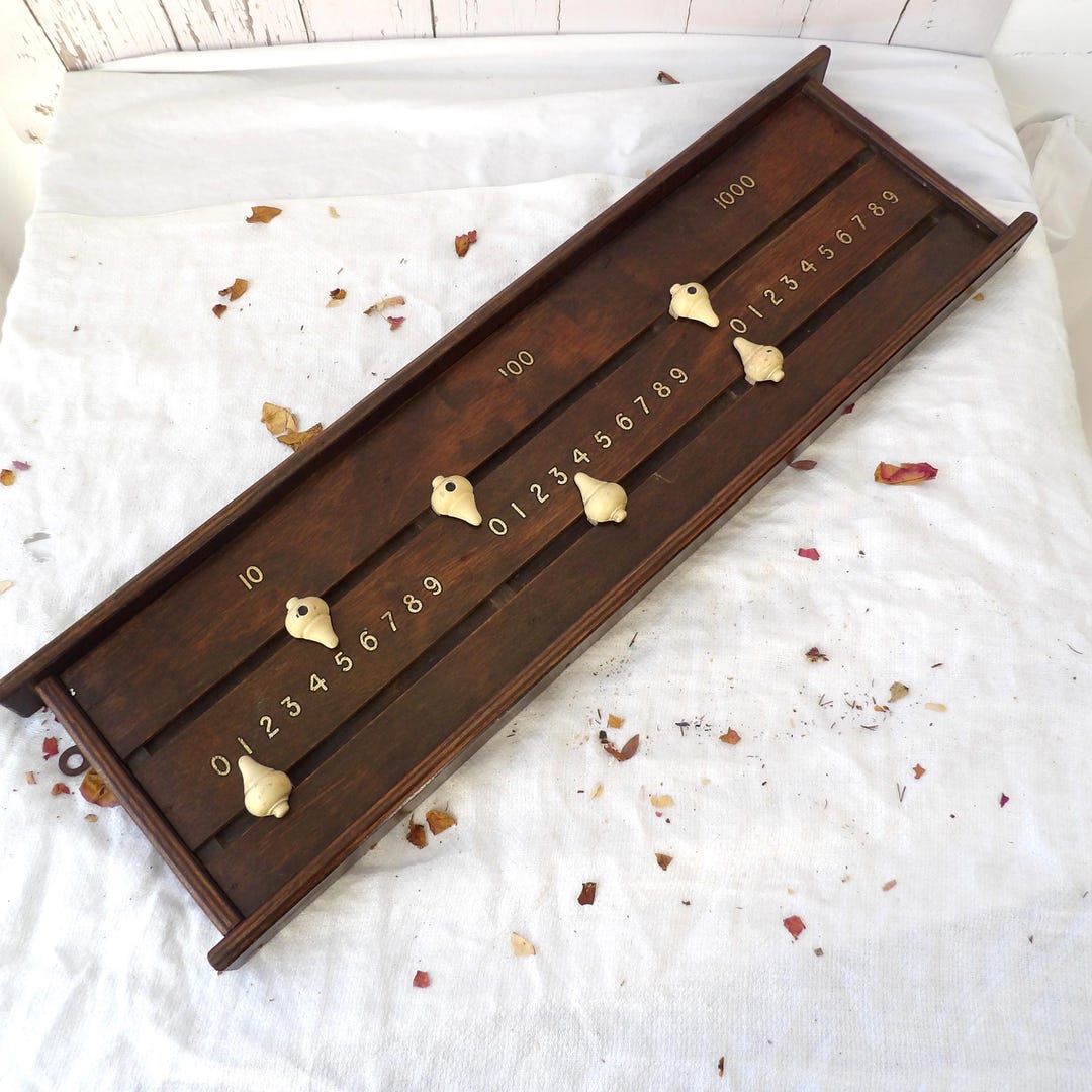 Vintage Wooden Billiards Score Board - Etsy