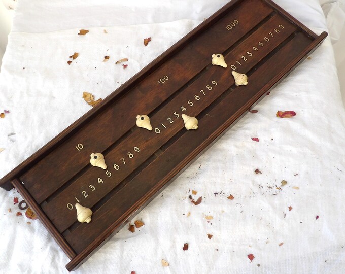 Vintage Wooden Billiards Score Board - Etsy