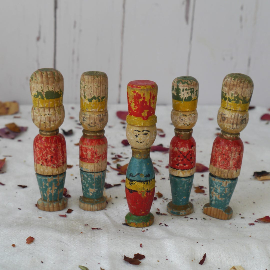 Set of Five Mini Vintage Skittles - Etsy