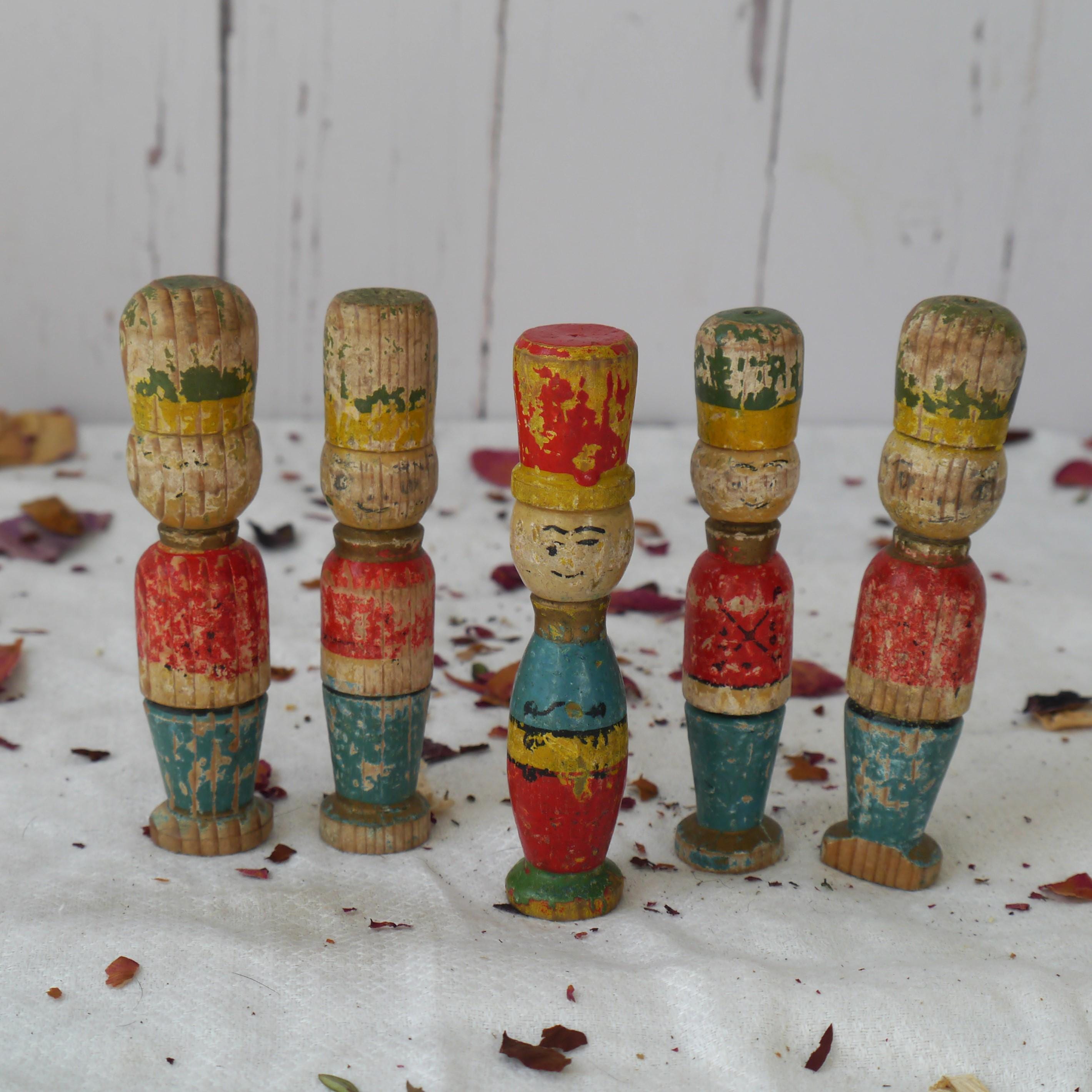 Set of Five Mini Vintage Skittles - Etsy