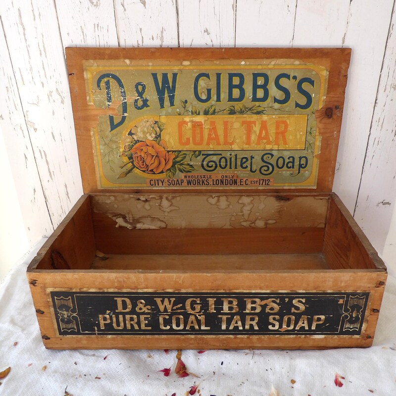 Antique Soap Box - Etsy