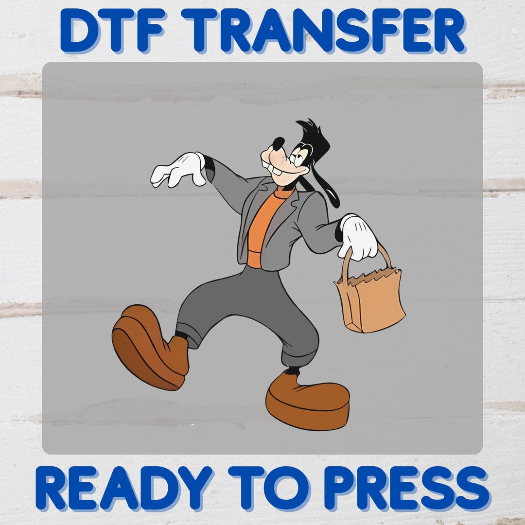 Dynamic Cartoon Character Heat Transfer for DIY Apparel - Ready to ...
