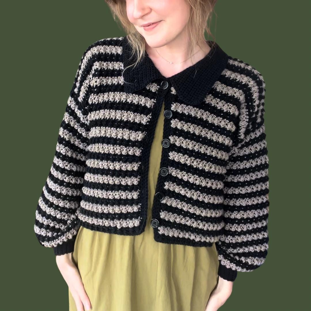 Blackberry Button-up PDF Crochet Pattern - Etsy