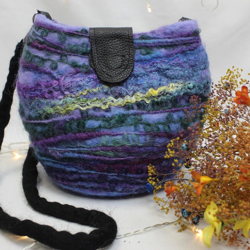 Wet Felted Purse - Etsy