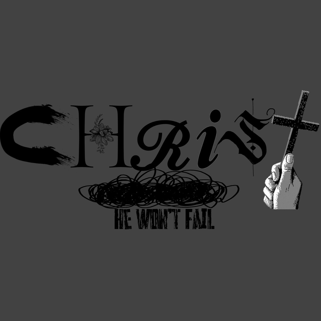 Christ Gray Wall Poster - Etsy