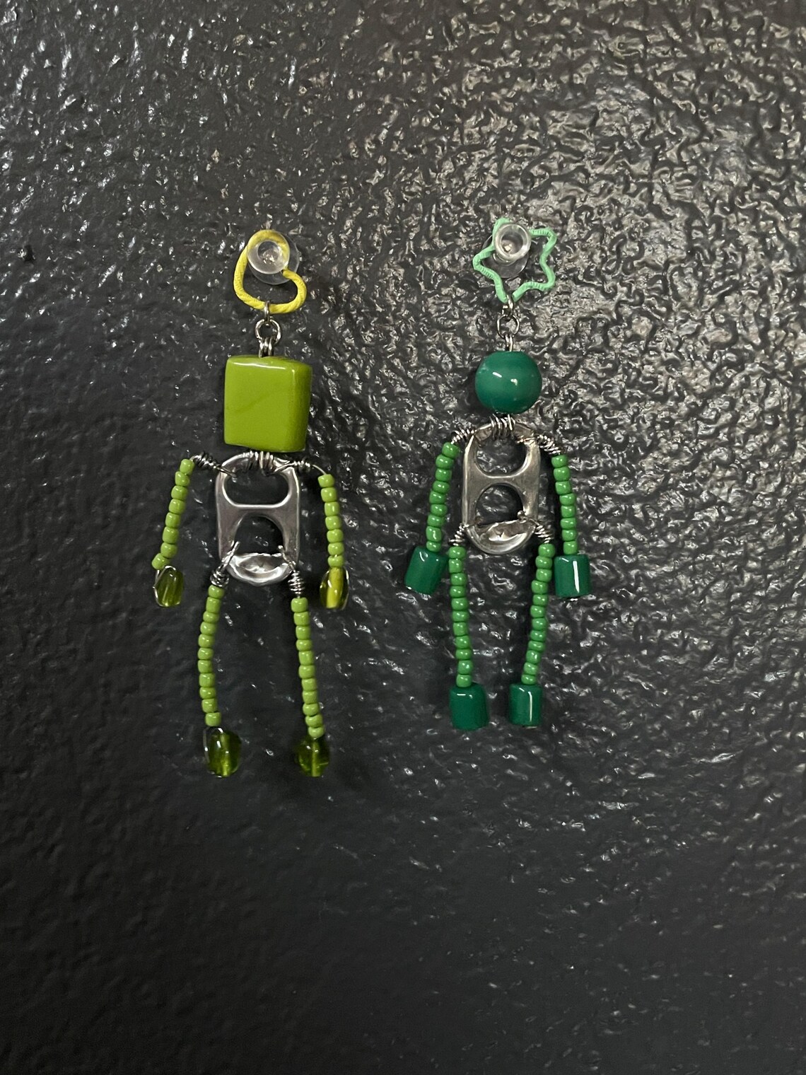 Beaded Can Tab Keychain Person - Etsy