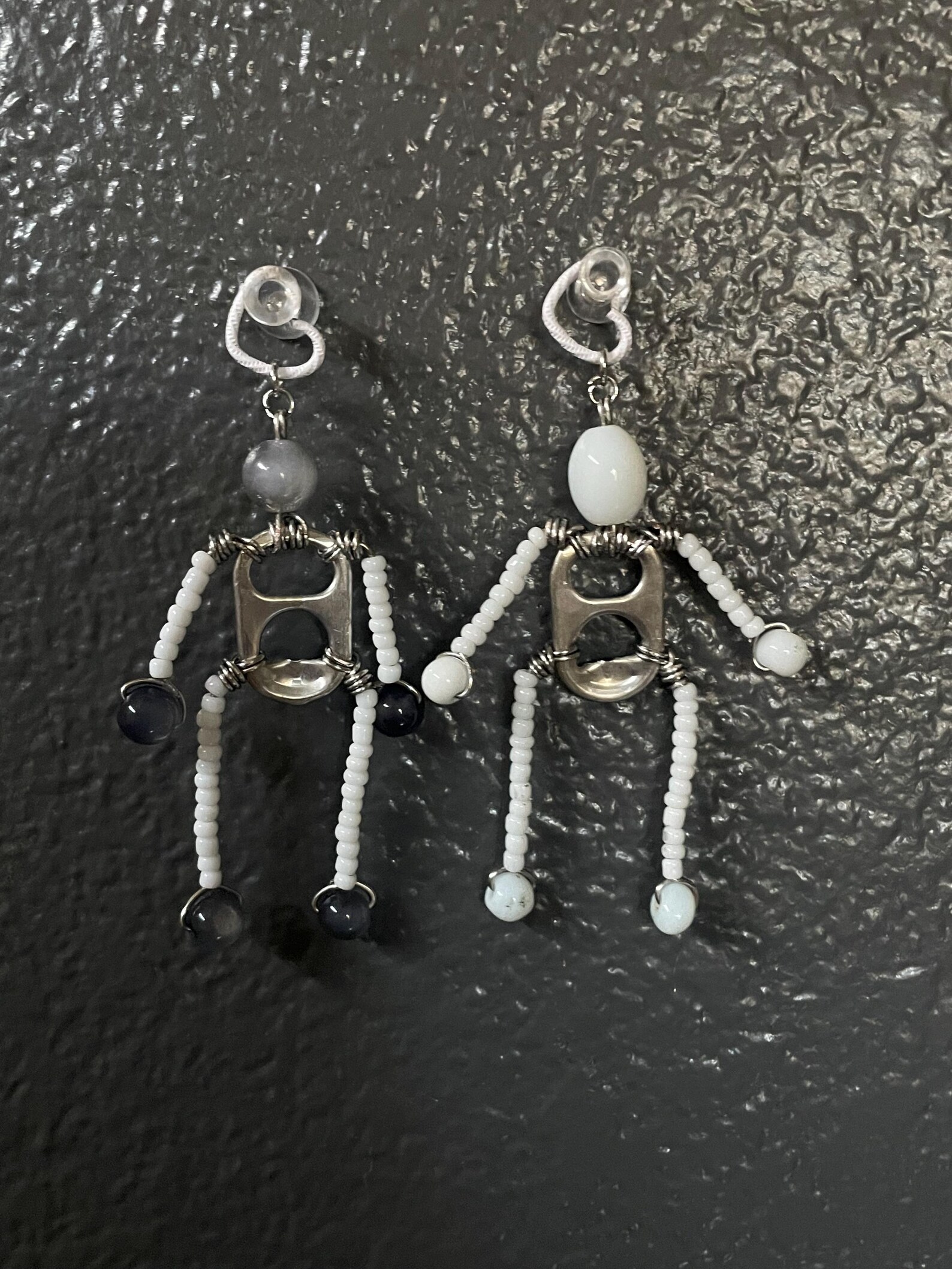 Beaded Can Tab Keychain Person - Etsy