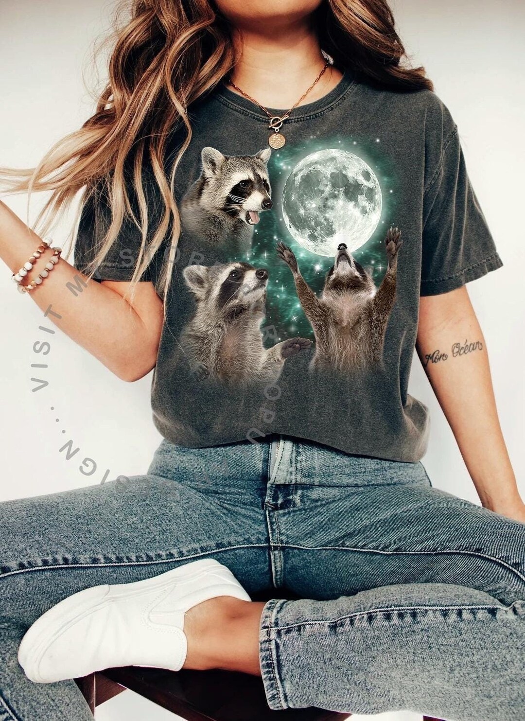 Three Raccoons Howling at the Moon PNG, Funny Raccoons, Raccoon Clip ...