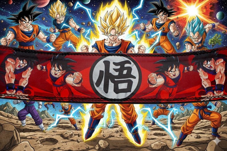 Anime Powerlifting Lever Belt – Saiyan Inspired Strength Training Gym ...