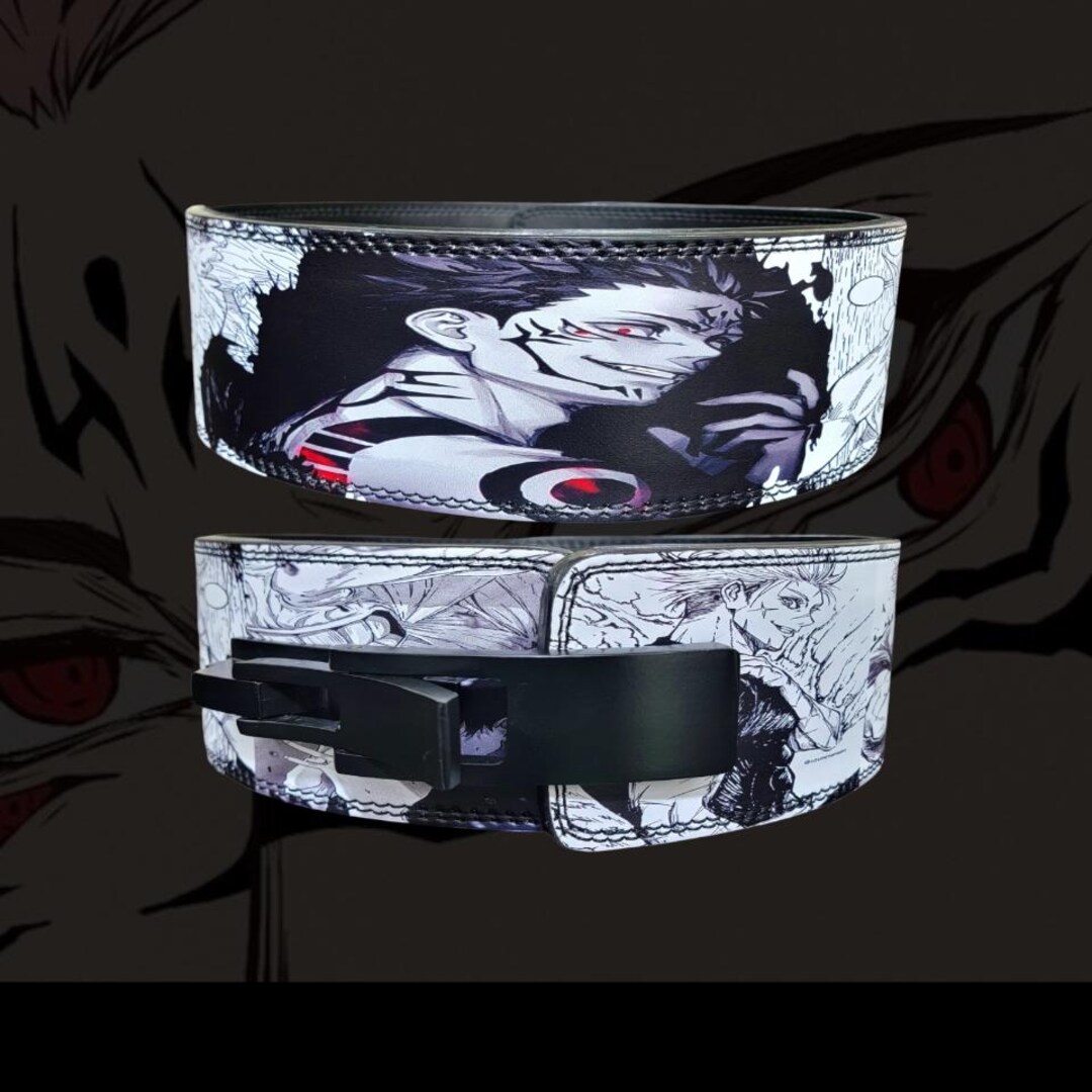 Sukuna Anime Lever Belt Powerlifting Lever Belt Weightlifting Belt ...