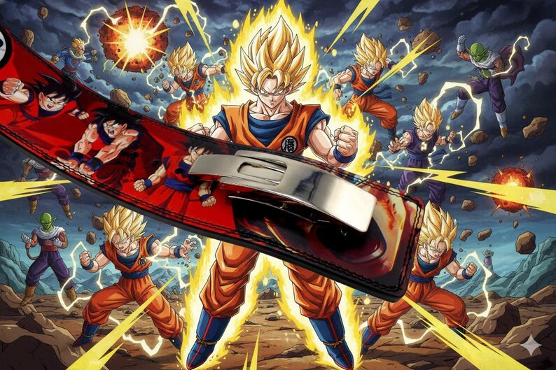 Anime Powerlifting Lever Belt – Saiyan Inspired Strength Training Gym ...