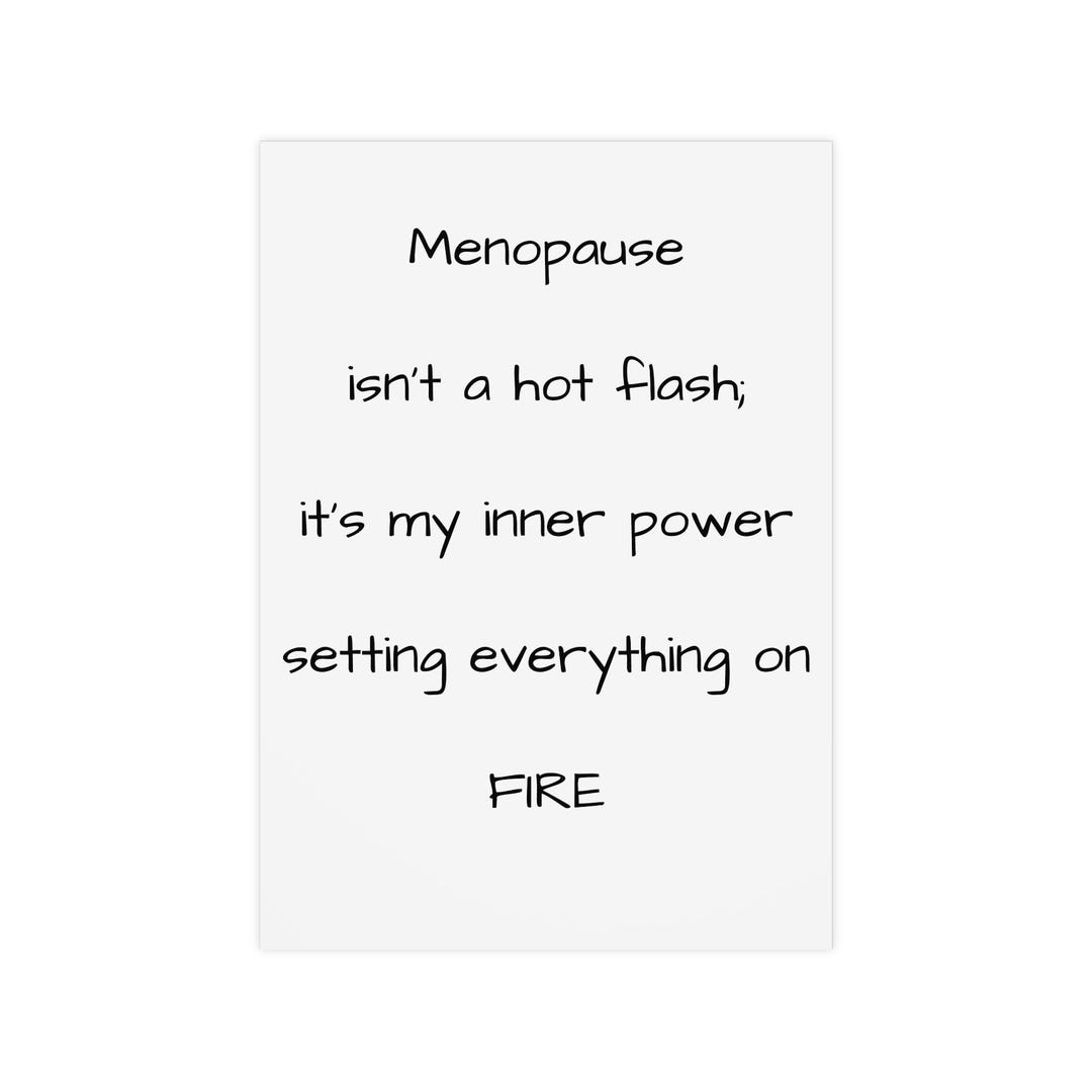 Menopause Portrait and Landscape Posters Empowering Wall Art for Every ...