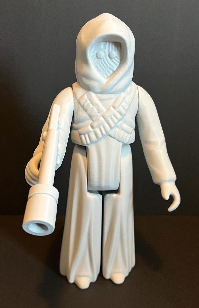Life-size Vintage 1978 Star Wars Jawa Kenner Action Figure 3D PRINT ...