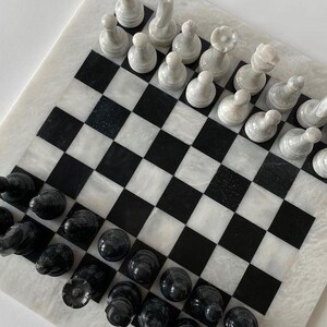 Handcrafted Marble Chess Set - Etsy