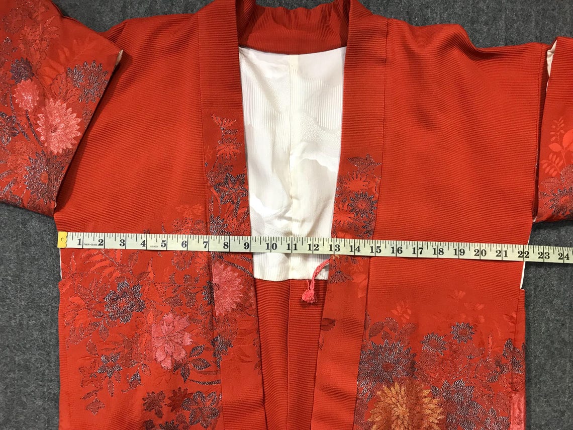 Vintage Kimono Japanese Traditional Noragi Haori Hanten Happi Jacket ...