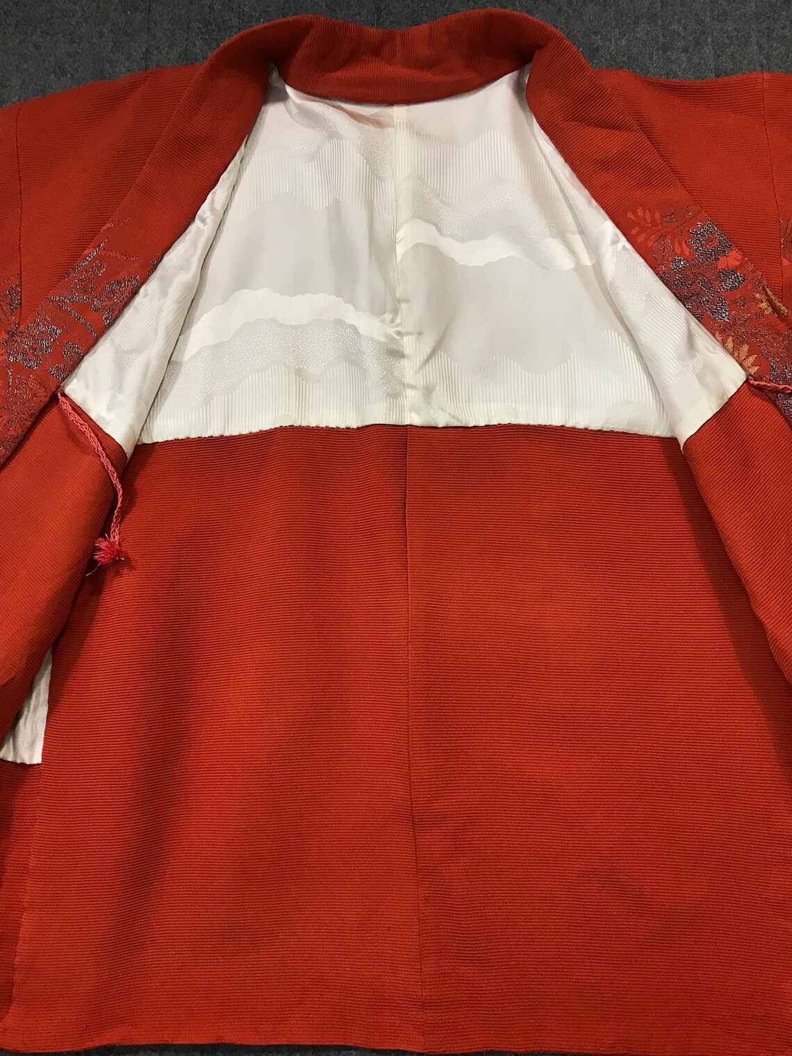 Vintage Kimono Japanese Traditional Noragi Haori Hanten Happi Jacket ...