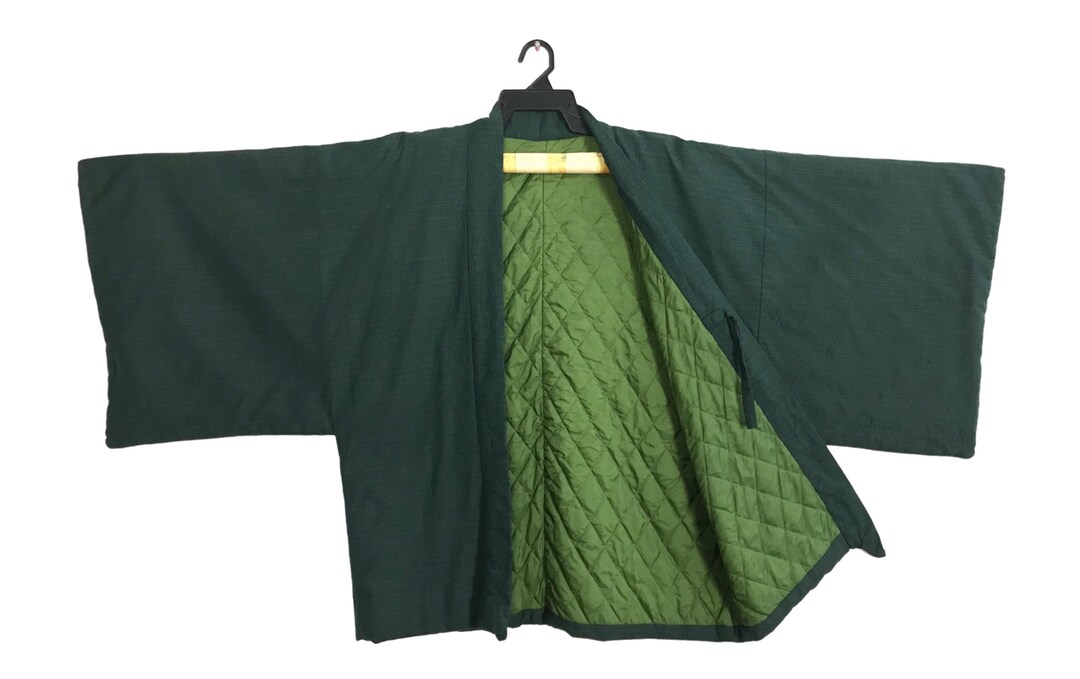 Hanten Padded Kimono Japanese Traditional Cardigan Happi Jacket Haori ...