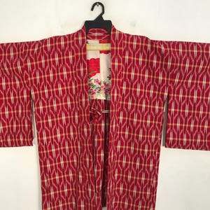 Vintage Kimono Japanese Traditional Noragi Haori Hanten Jinbei Cardigan ...