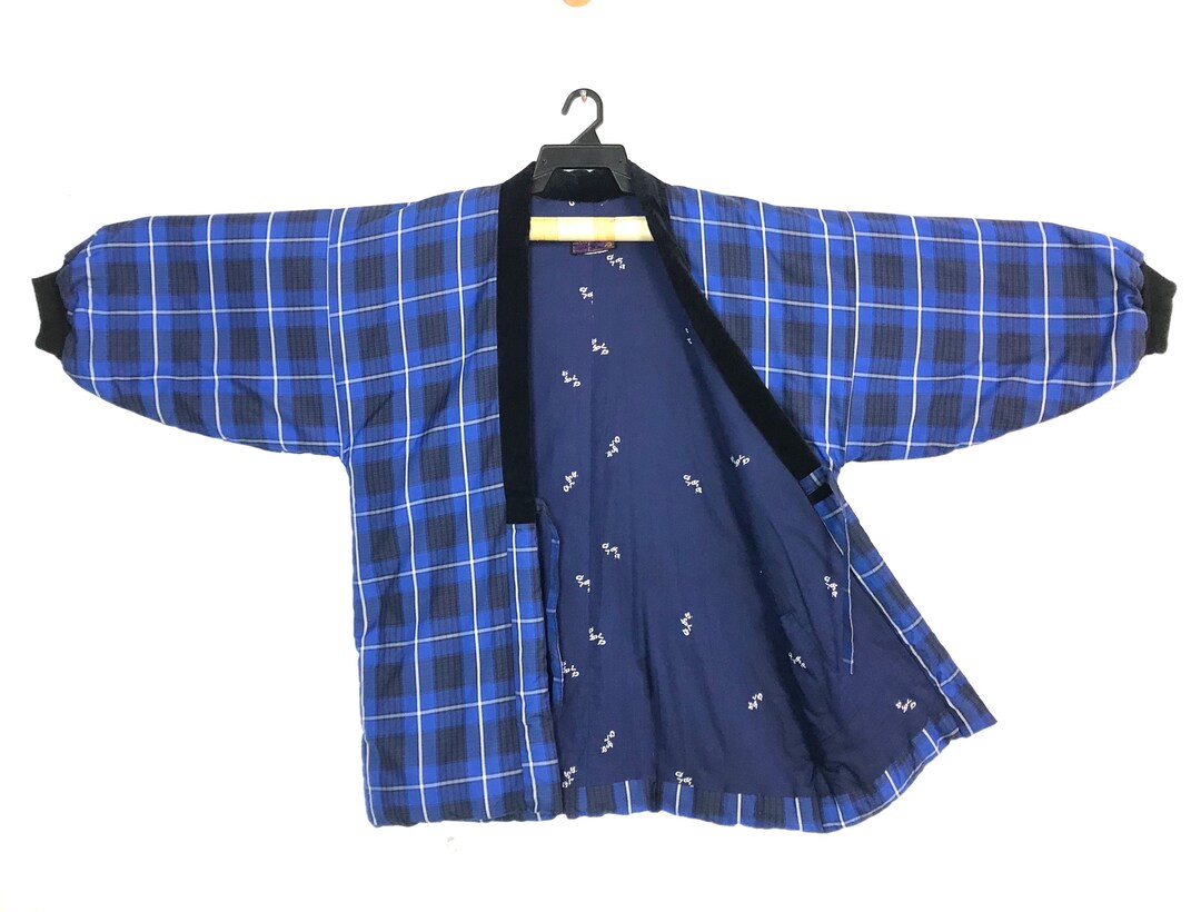 Hanten Padded Haori Kimono Japanese Traditional Cardigan Happi Jacket ...