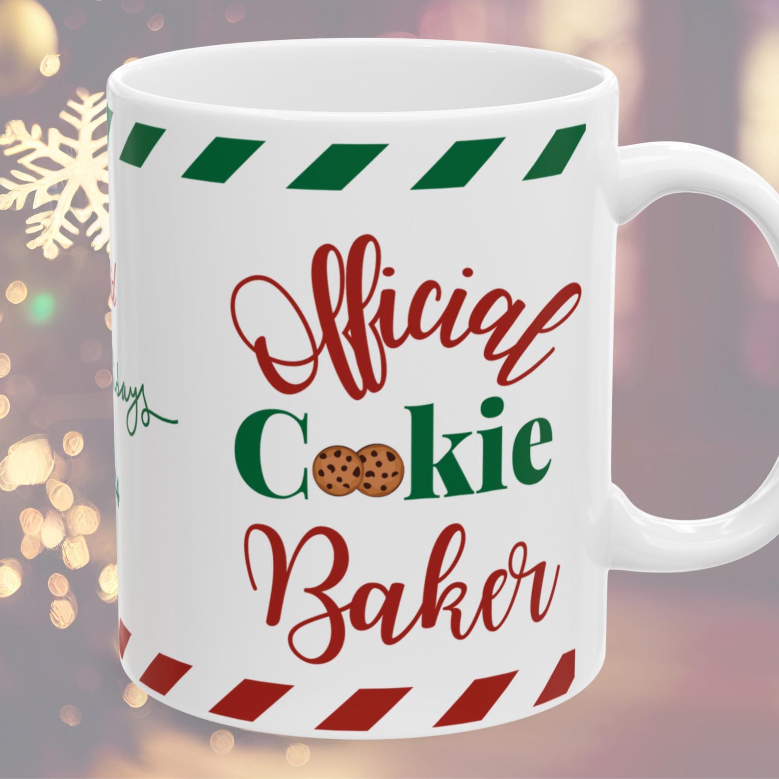 Custom Official Cookie Tester Ceramic Mug, the Cookie Baker Mug ...