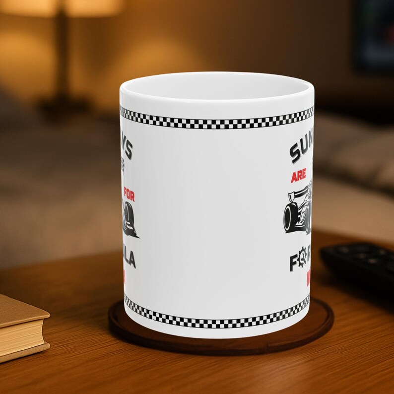 Formula 1 Ceramic Mug Custom Grand Prix Car Coffee Cup Racing Formula ...
