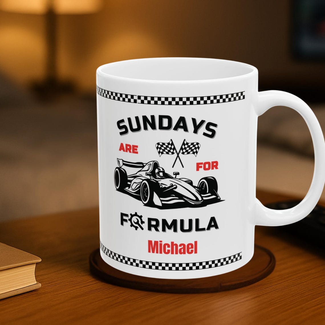 Formula 1 Ceramic Mug Custom Grand Prix Car Coffee Cup Racing Formula ...