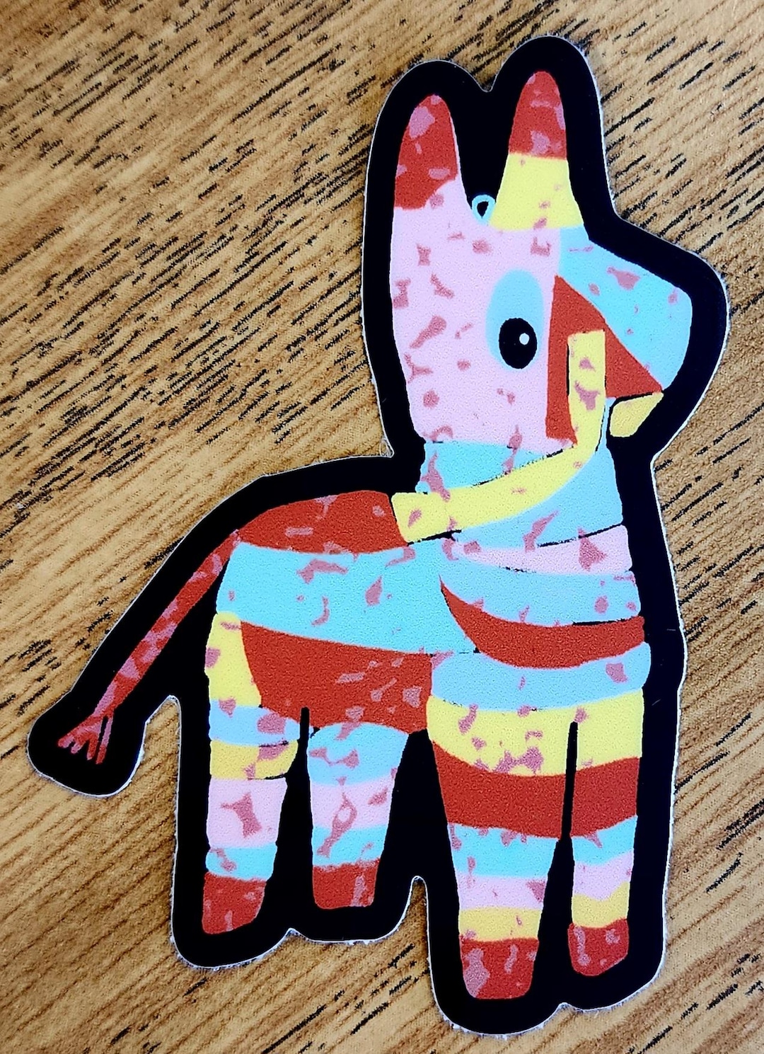 Pinata Sticker Vinyl Sticker Pinata Classic Donkey Pinata Sticker for ...