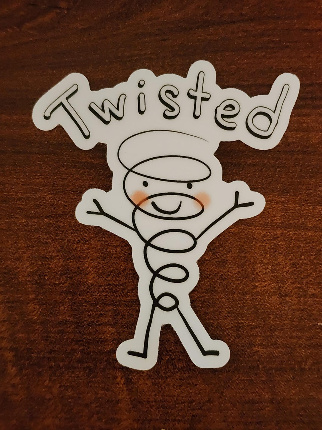 Twisted Twister Sticker Holographic - Etsy