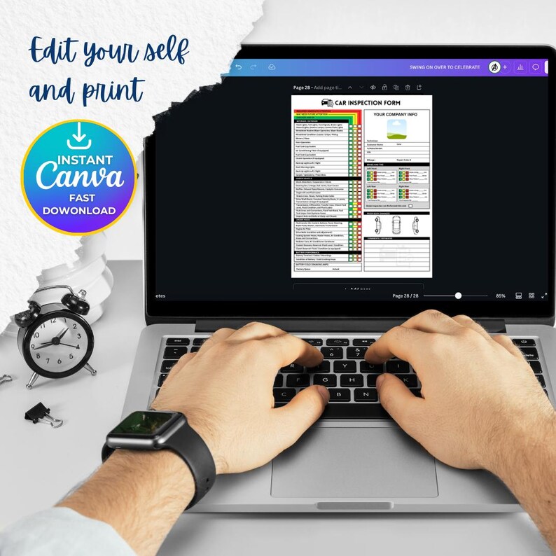 Car Inspection Checklist | PDF Printable Vehicle Inspection Report ...
