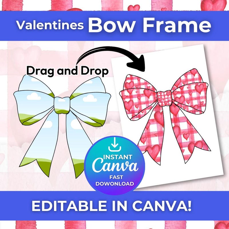 Valentine Coquette Frame - Etsy