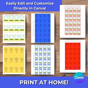 Editable Guess Who Game Template | Custom Photo Party Game, Printable ...