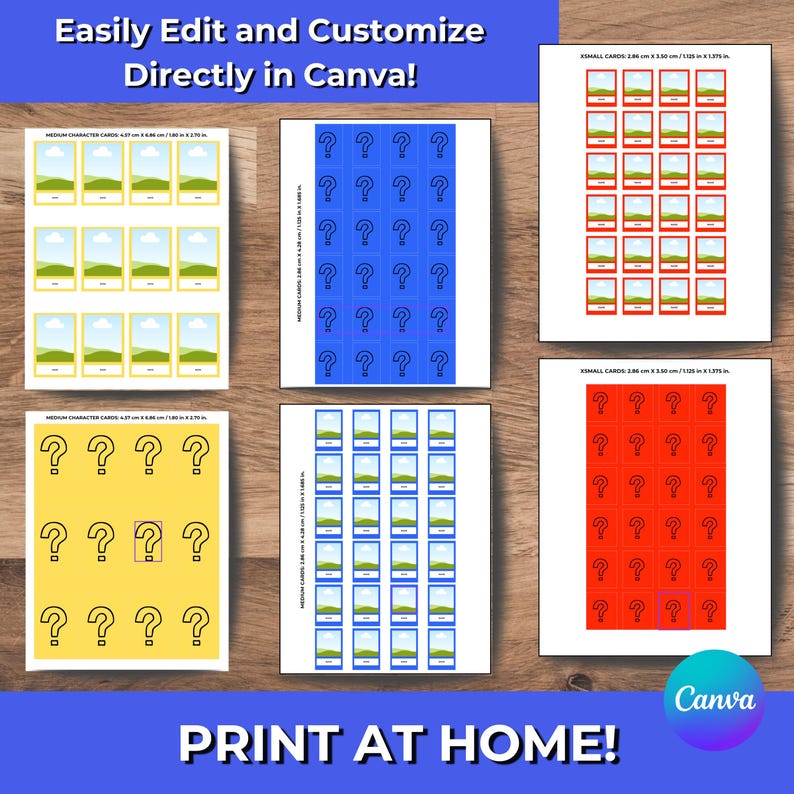 Editable Guess Who Game Template | Custom Photo Party Game, Printable ...