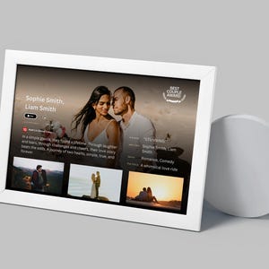 Personalized Netflix Movie Poster Template for Canva, Custom Couples ...